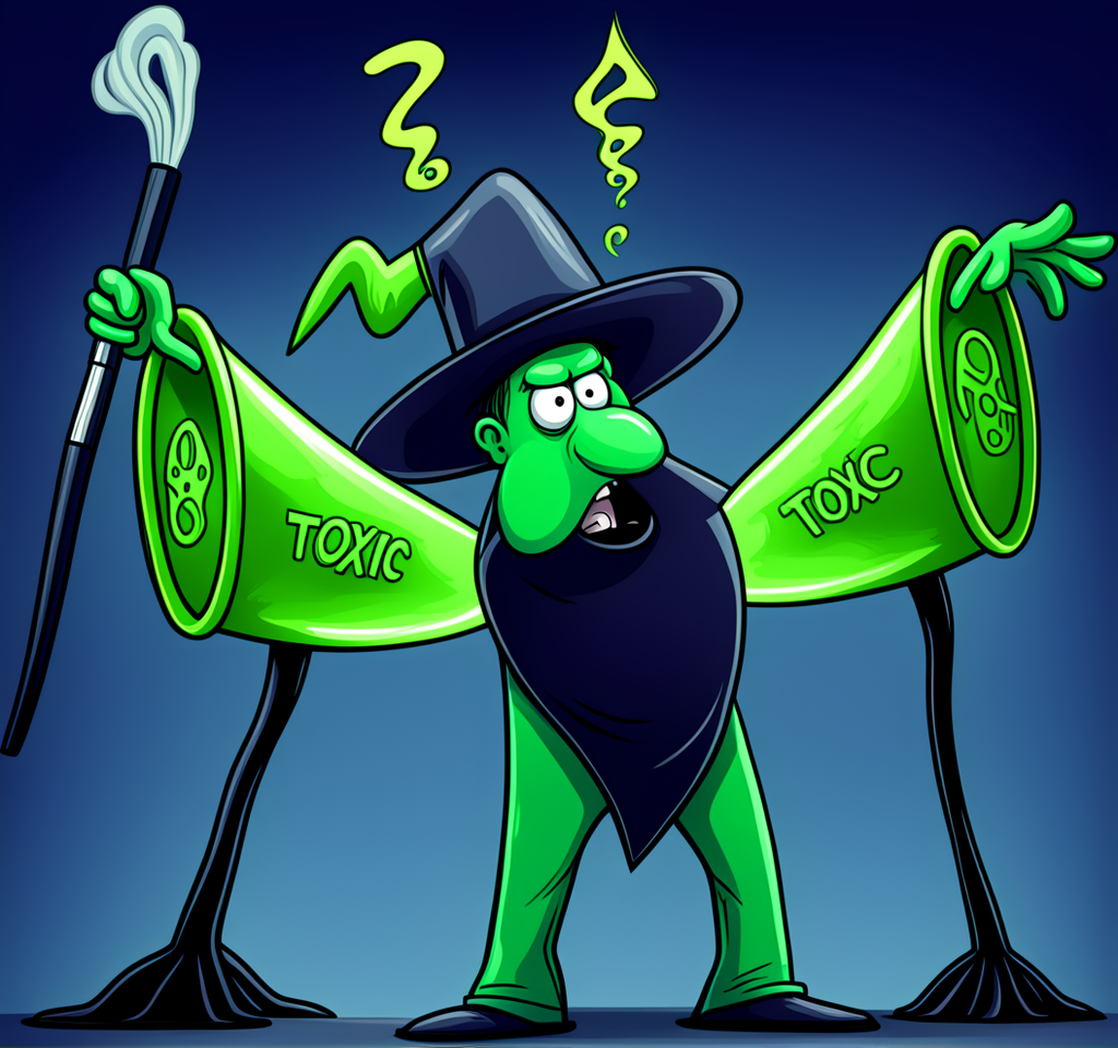 A DEBATE BETWEEN TWO TOXIC PEOPLEcartoon by Mario - Playground