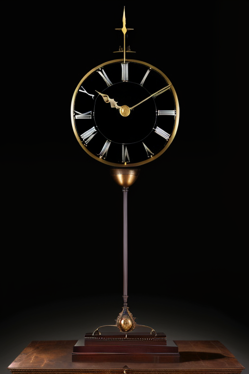 A surrealist sculpture of a melting clock by Zorph - Playground