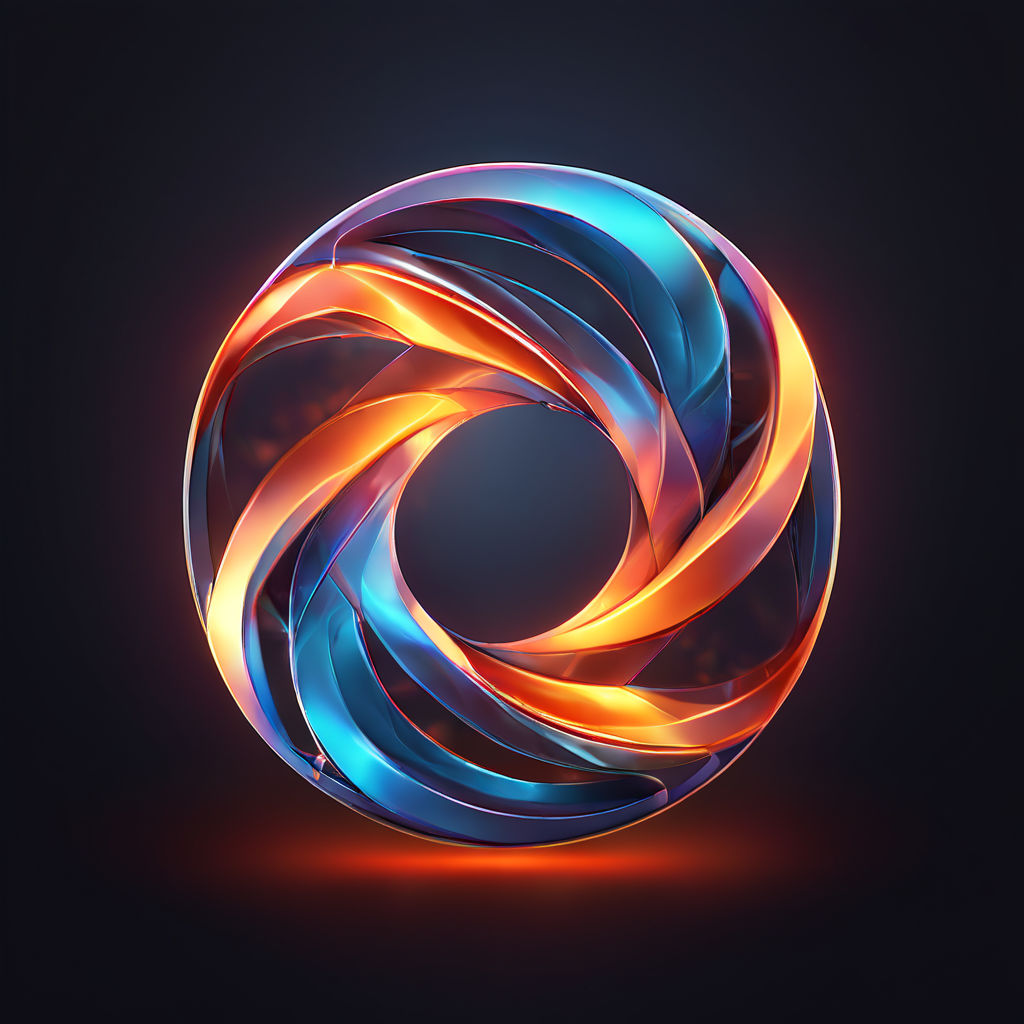 Logo depicting Logic Leap company intertwined with a stylize... by ...