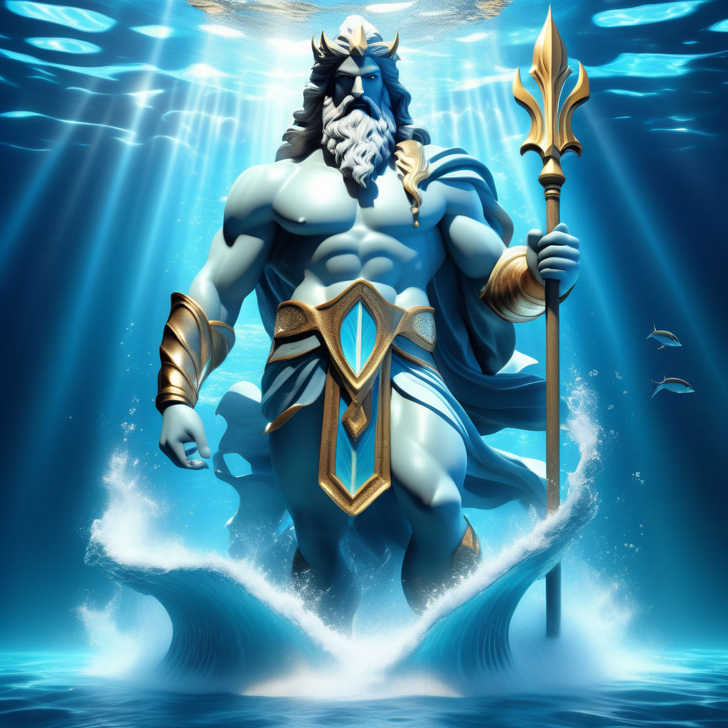 Photo realistic full body image of god Poseidon by Sergio Elidio ...