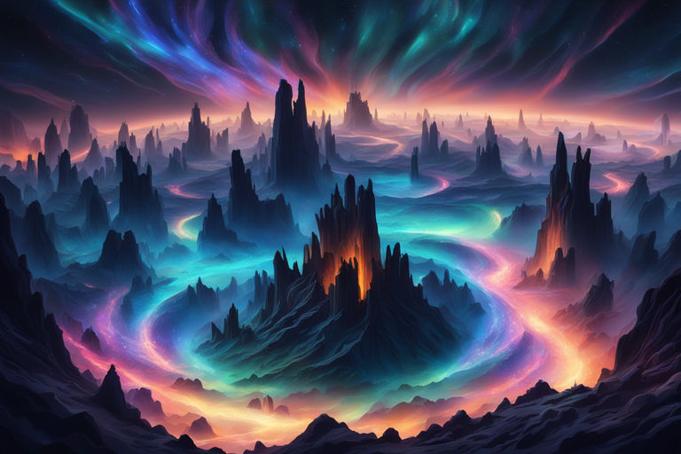 Stunningly beautiful space scene by MSO - Playground