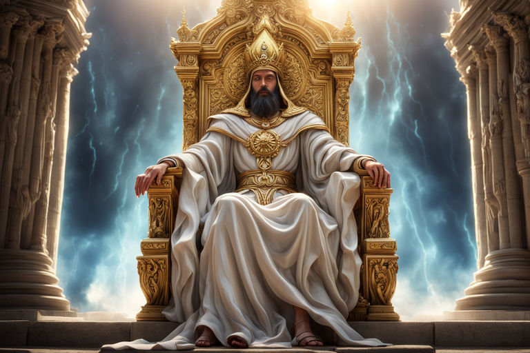 "The Lord God sitting on a high and exalted throne by João Paulo ...