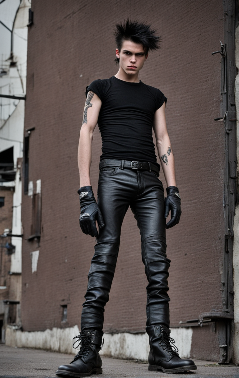 Punk boy by John R. - Playground