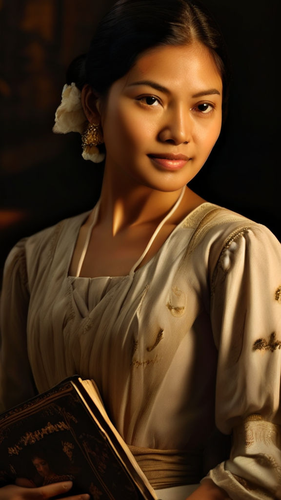 Maria Clara's Symbolism: Scene: A close-up of Maria Clara w... by ...