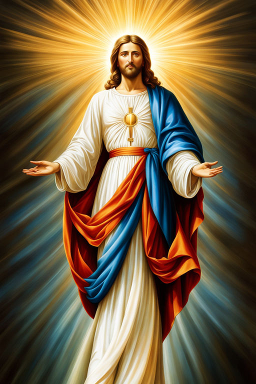 Highly detailed image of the Divine Mercy by Ivan Karach - Playground