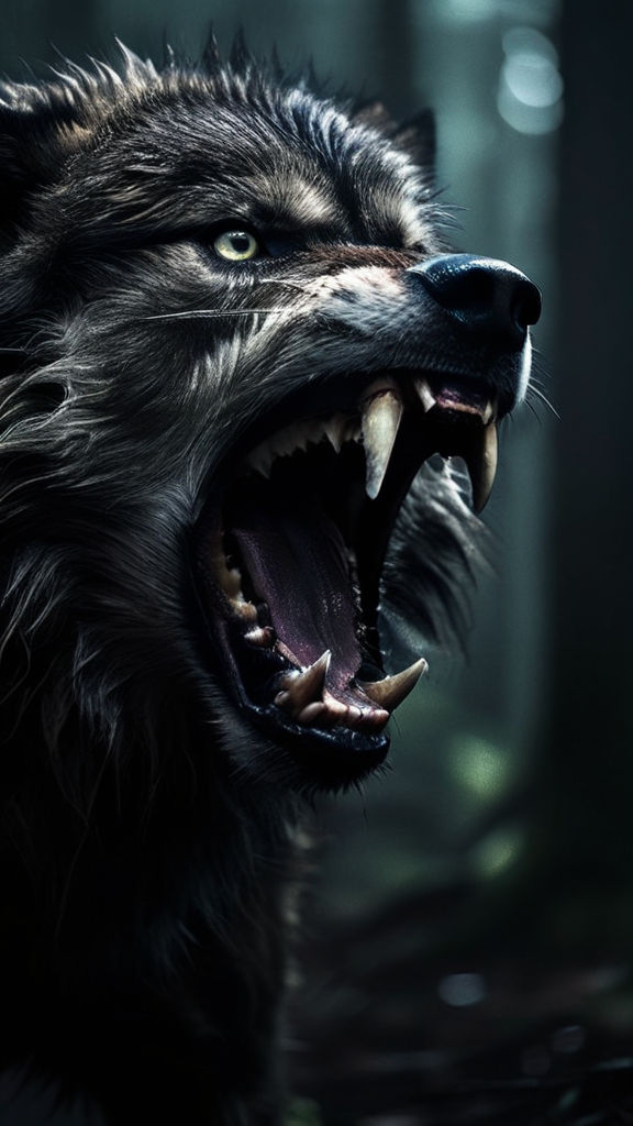 A horrific transformation from man to wolf by Charles herbster - Playground