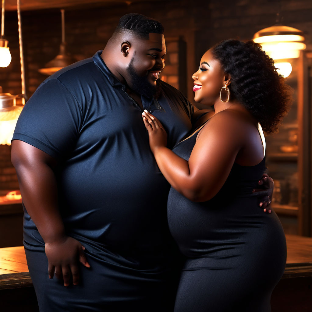 Create me an fat and really black couple who are naked by Deniz Efe Calik - Playground