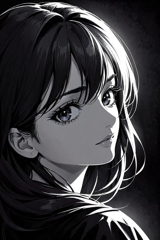 Line pencil drawing female face (Penelope Cruz) silhouette s... by iz ...