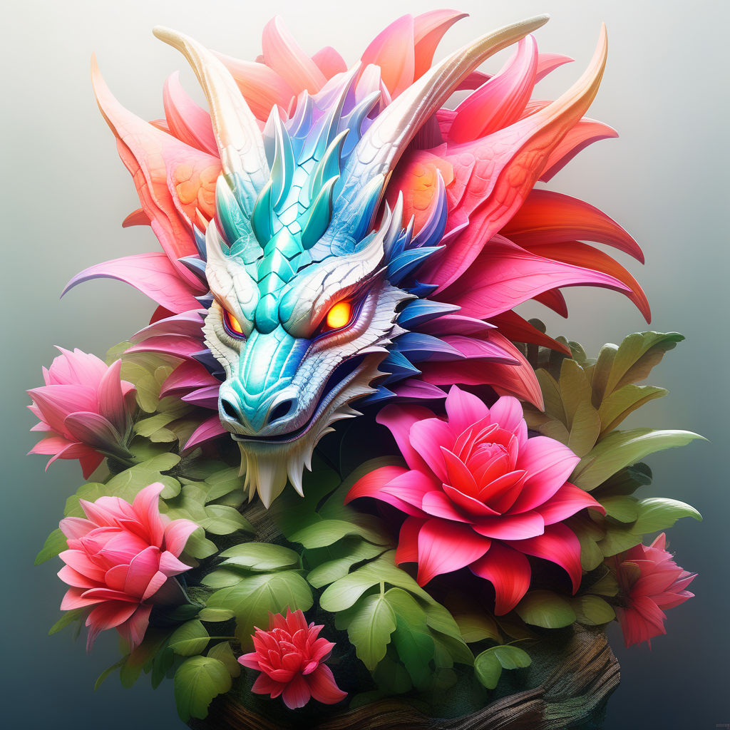 Dragon flower by สุภาพร ชื่นศรี - Playground