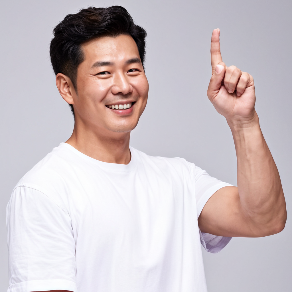A very handsom upper body of a Korean man in her 30s smiling... by 두잇 ... A very handsom upper body of a Korean man in her 30s smiling... by 두잇 ...