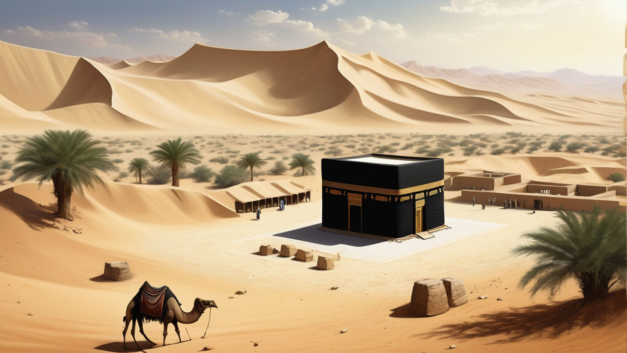 Kaaba during the pre-Islamic era by MANUEL Meireles - Playground