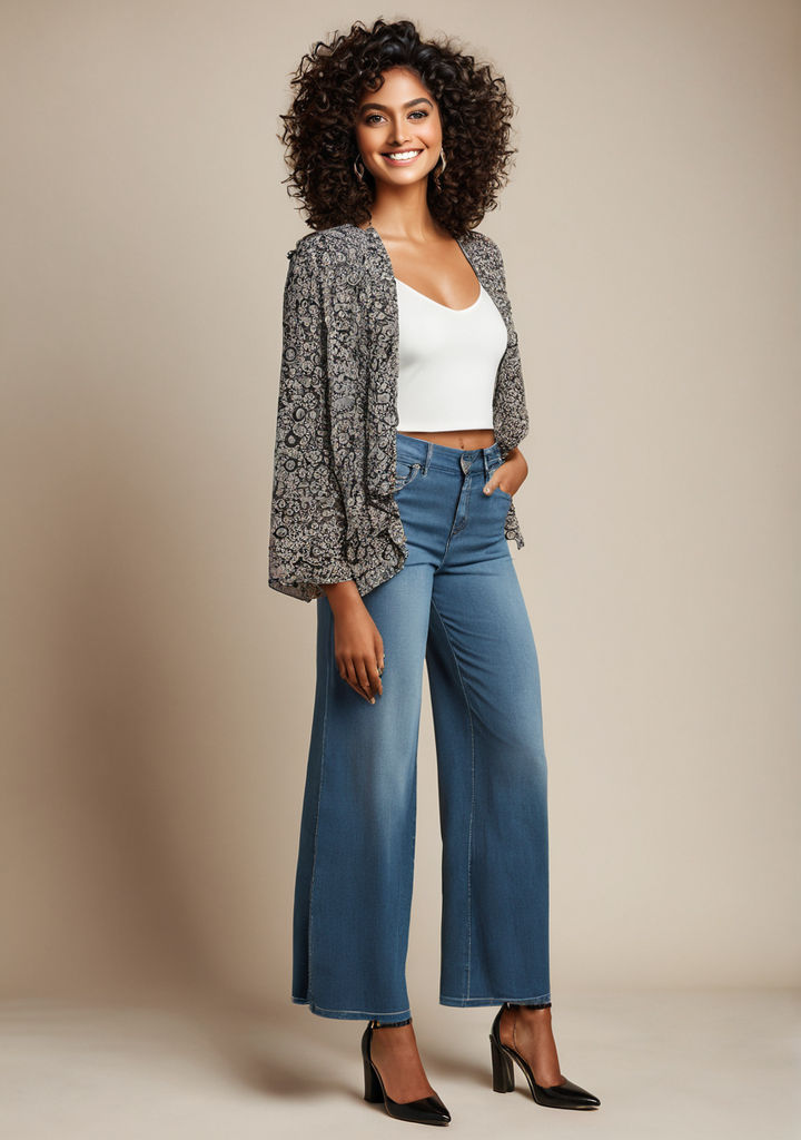 Full-body portrait of a brown-skinned model by Vini - Playground