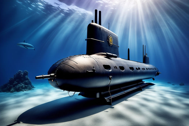 Fully realistic photography of a submarine by Zoe Palacios - Playground