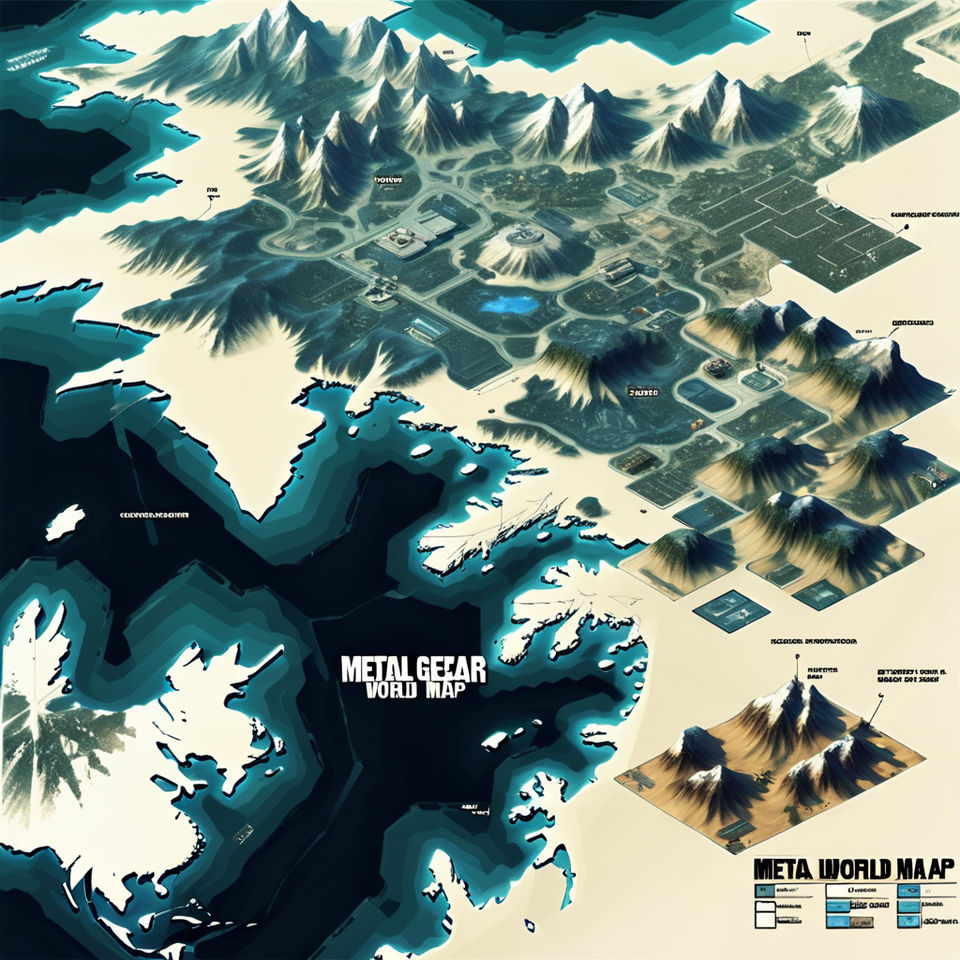 Metal gear Solid world map by Monopoliz ___ - Playground