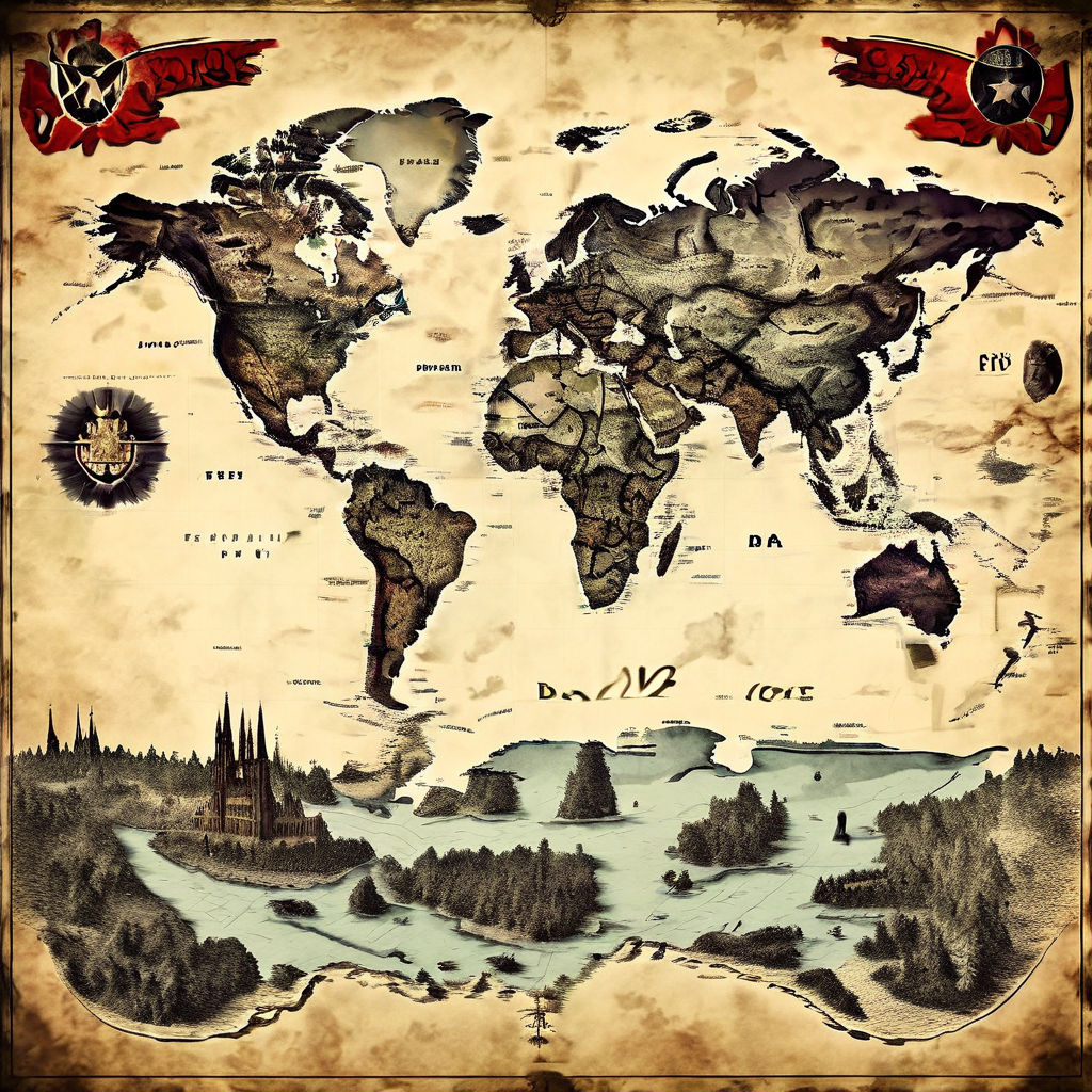 The ww2 world map by 204 25莊竣傑 - Playground
