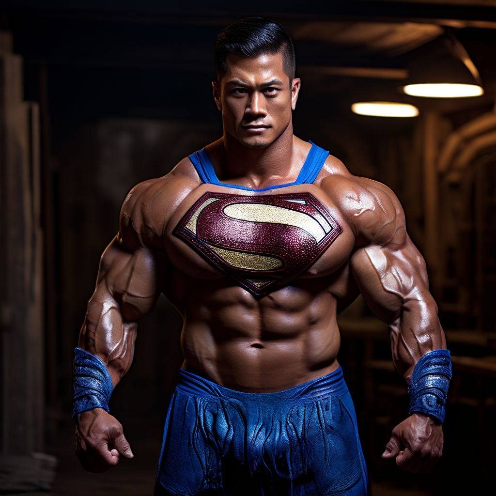 Hyper muscular bodybuilder by Froggy Chair - Playground