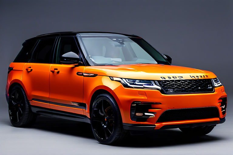 2025 range rover sedan full modified orange colours by amir javed ...
