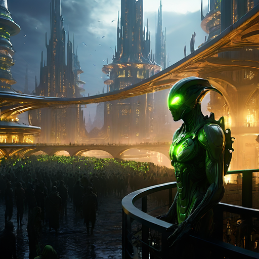 Alien crowd by Gary Padiham - Playground