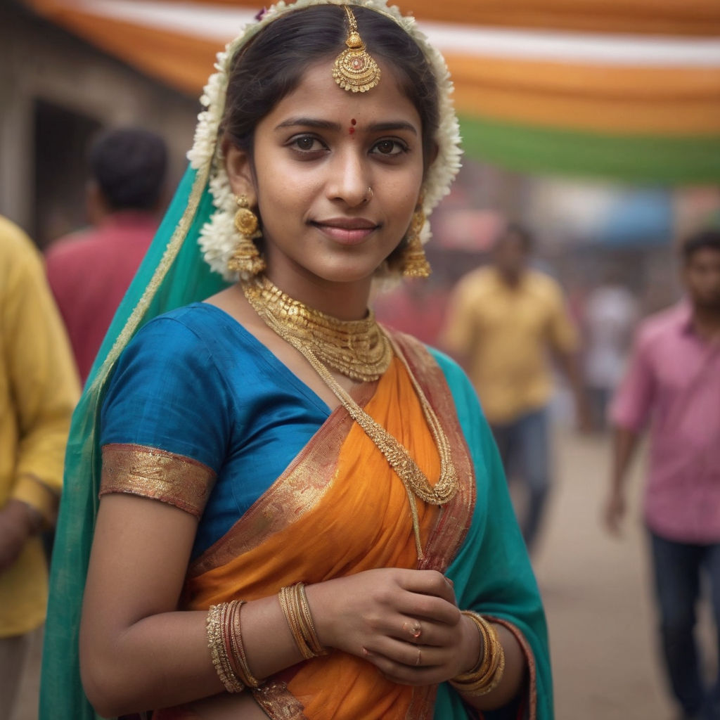 Marathi Girl Adorned In Traditional Attire By Anil Jadhav Playground