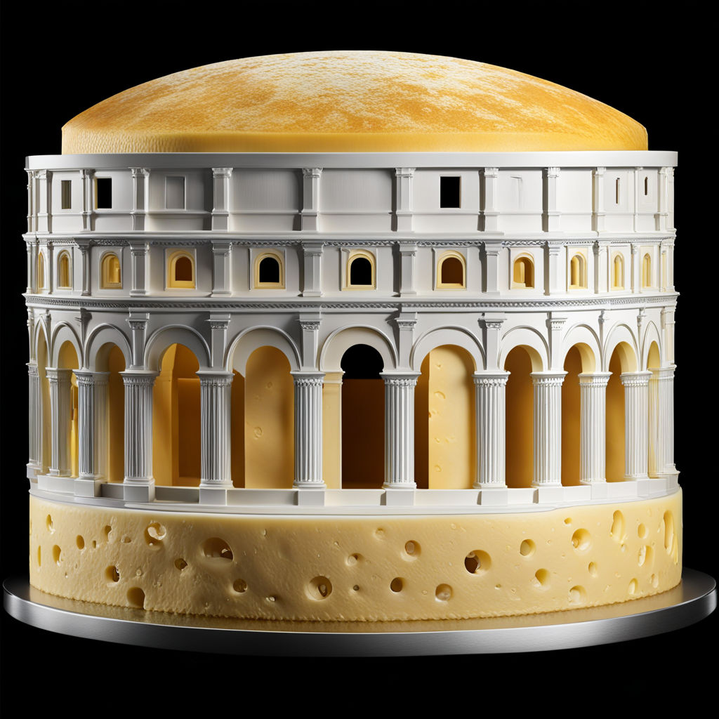 Cylindrical packaging mimicking the Roman Colosseum by GUSS MUZIC ...