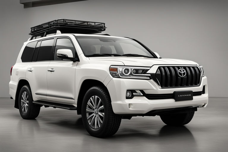 2025 Toyota Land Cruiser in hall white coluer by Salma Bibi - Playground