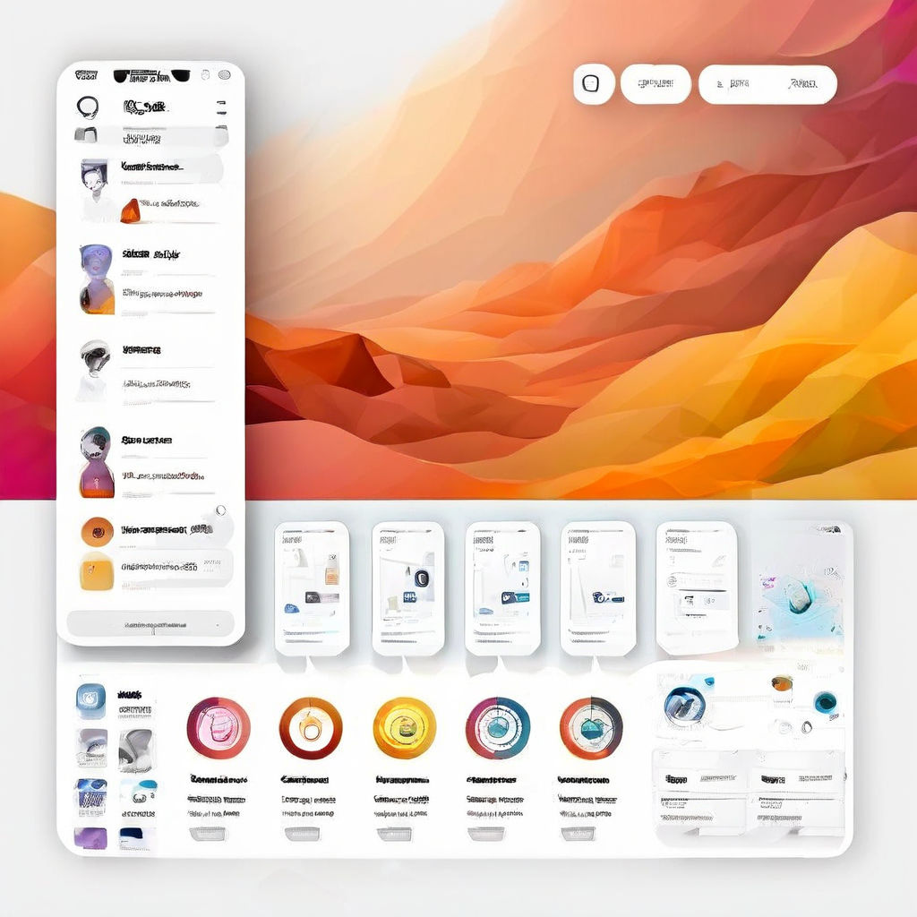 Wallpaper app interface design featuring swipeable pages by Rustay eu ...