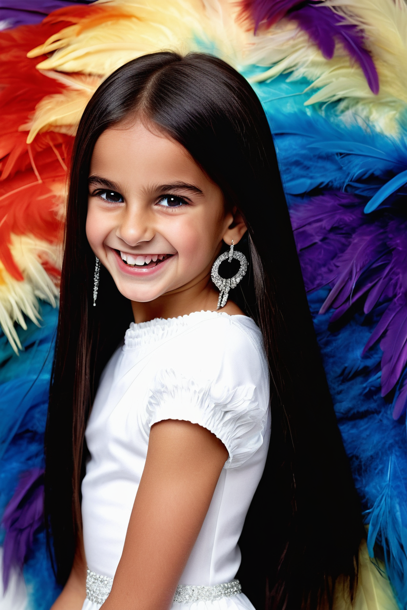 10 year old Zaynah Vastani as an evil laughing villain with ... by Ryan ...