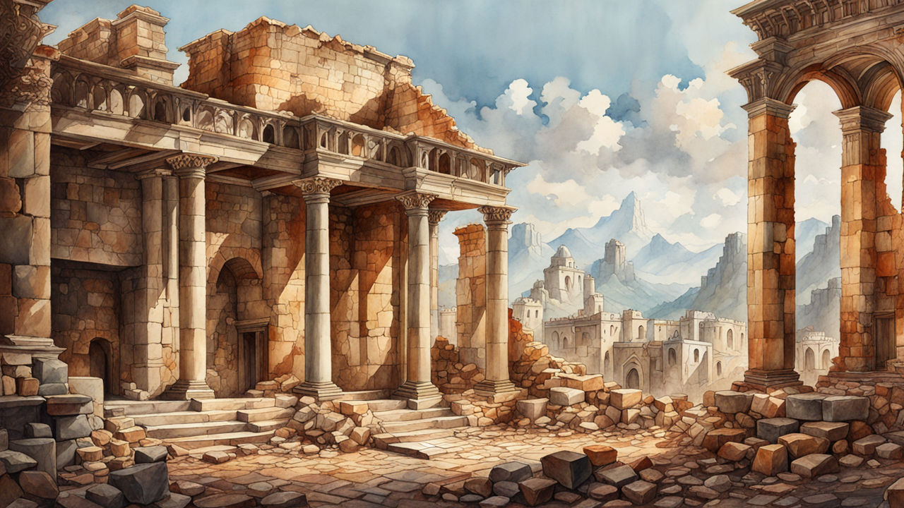 Ruins marbel by Asterisk - Playground