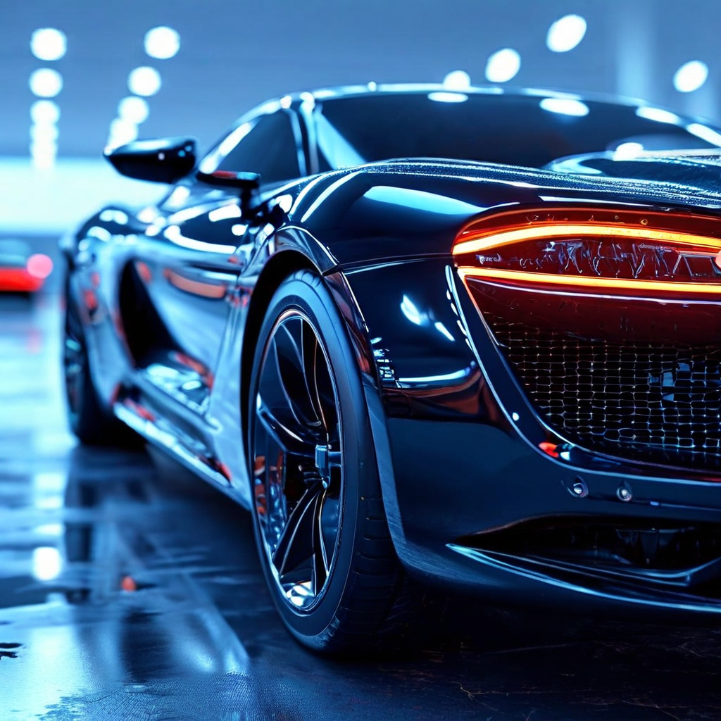 Car UV layout texture map by Tom Campbell - Playground