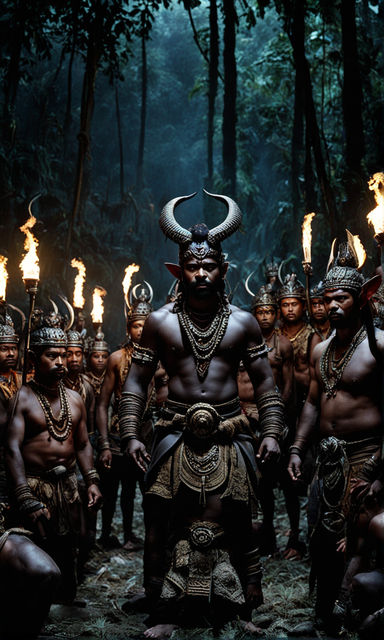 An asura king by Dharma Teja Reddy K (DTR) - Playground