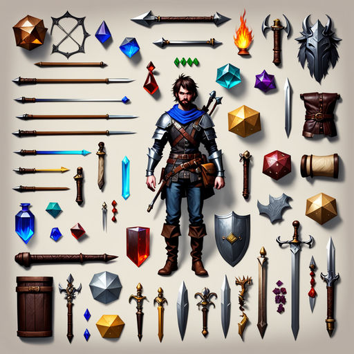 RPG character inventory by Bryan Miranda - Playground