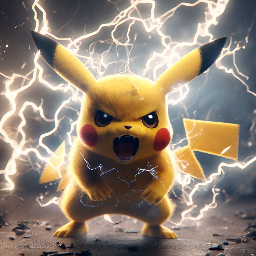 Pikachu Angry Face
