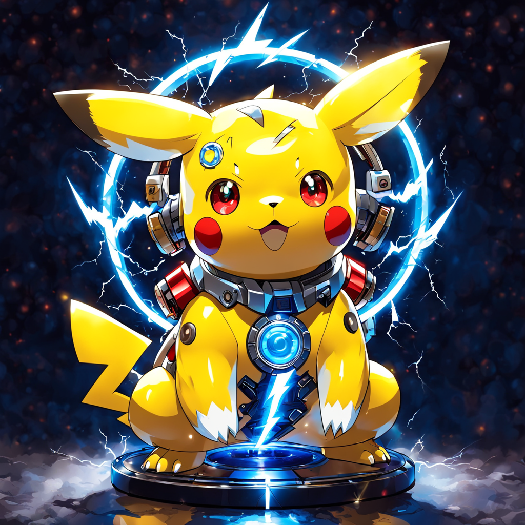 Mechanical Pikachu by M. Damian Zazueta Retamoza - Playground