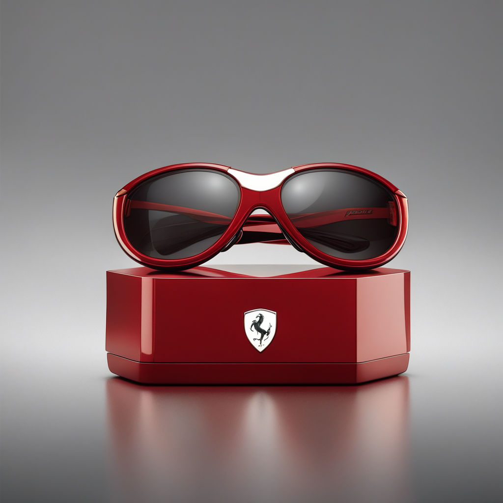 Ferrari glasses box design by Ozgun Kırtasiye - Playground