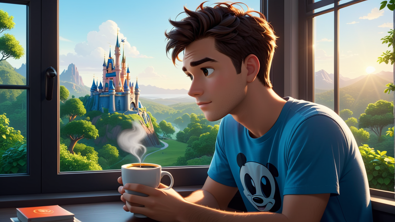 Make an image of a Disney pixar style characters by Some little Tips P ...