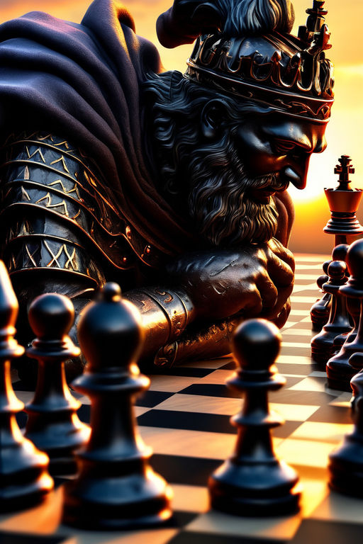 Epic chess board and chess black king battle by Fathima Zaina - Playground