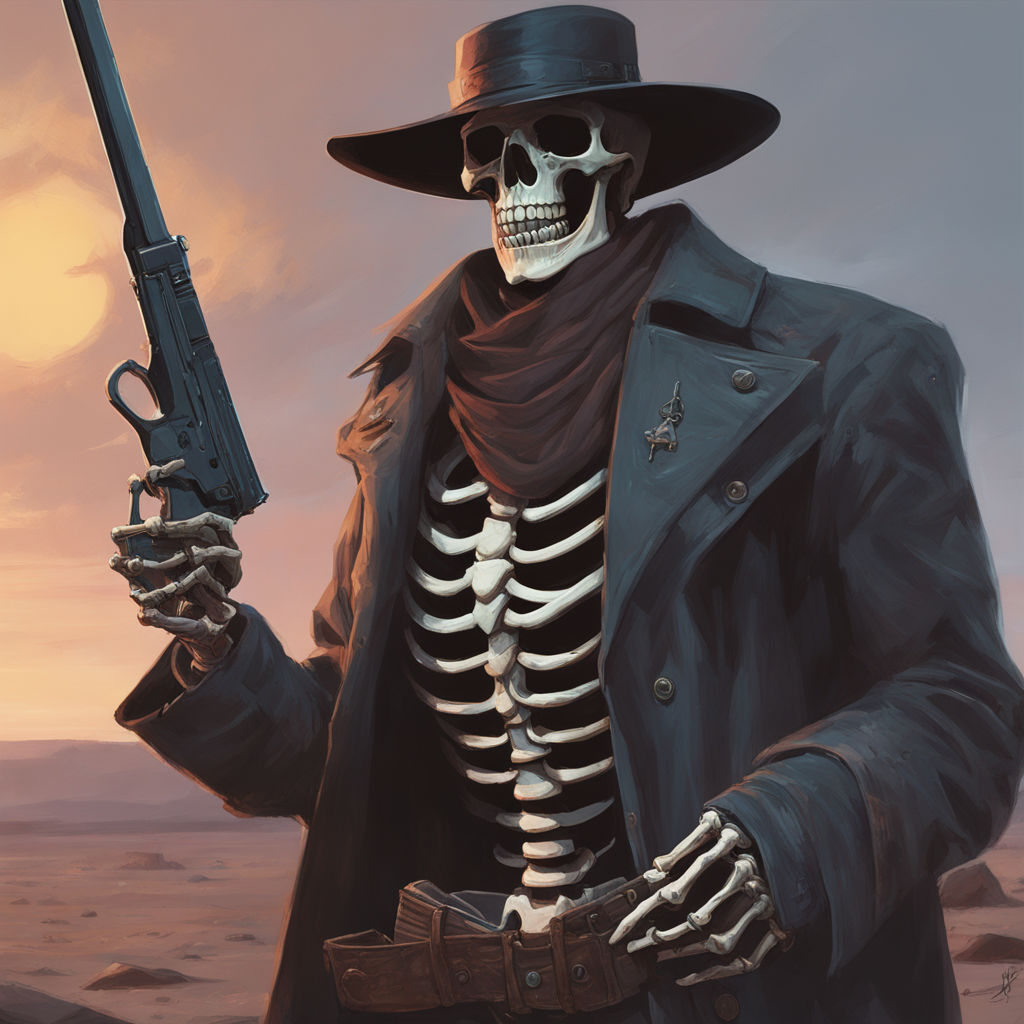 Skeleton Gunslinger by JOAO PEDRO DA SILVA SOARES - Playground