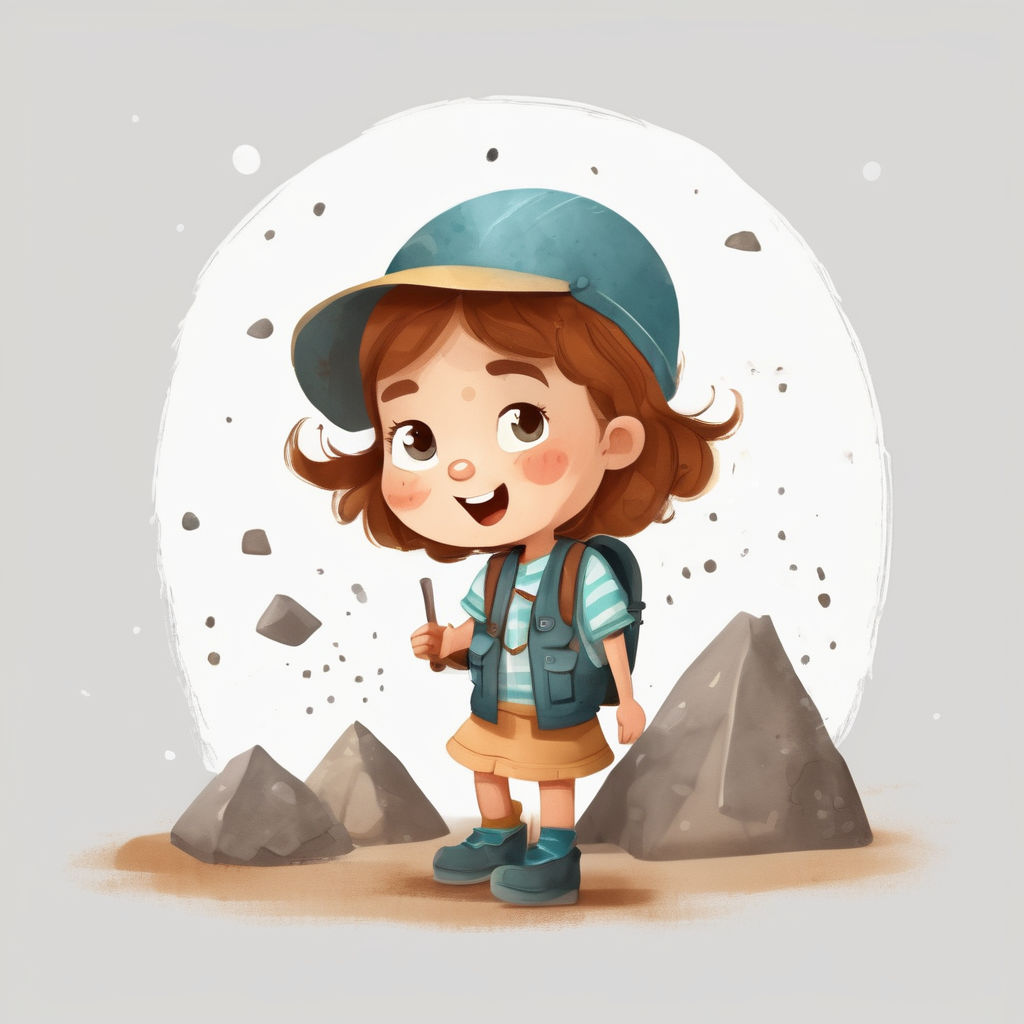 A cute little girl as a Geologist by acab khai - Playground