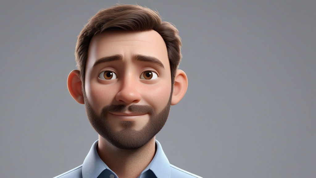 Pixar-style 3D avatar portrays engineer at 30 by rafaela tuti - Playground
