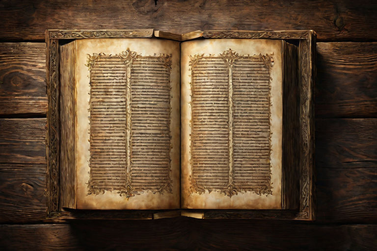 Medieval open book by T00Fii - Playground