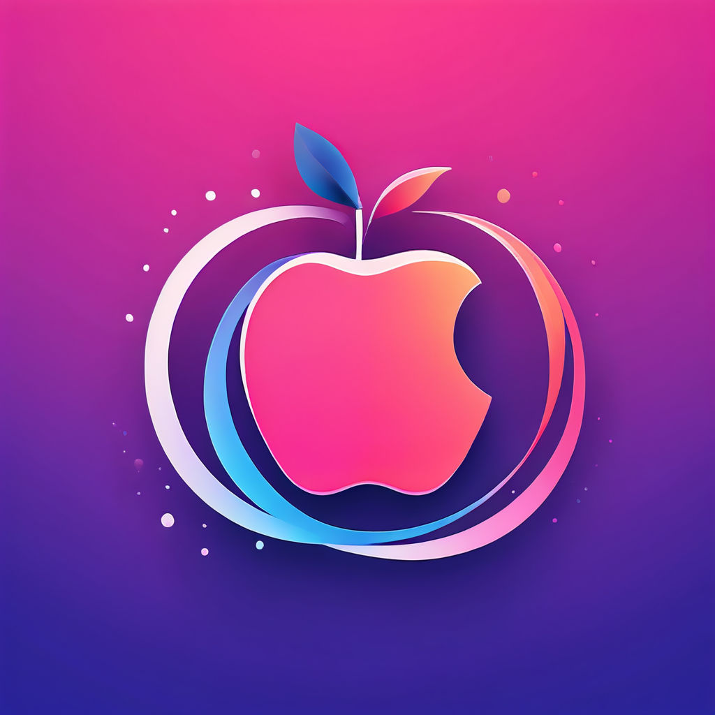 Logo design featuring a stylized apple as the central elemen... by Beni ...