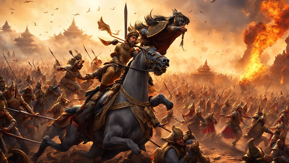 Ramayana battle glimpses by Sunny Kurmi - Playground