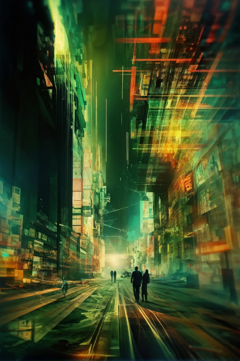 Glitched world unfolds by Jacek “Jacenty” - Playground