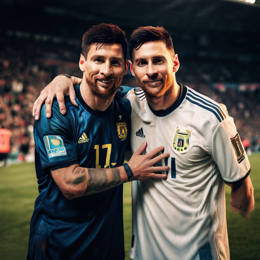 Messi loves Ronaldo by PP OO - Playground