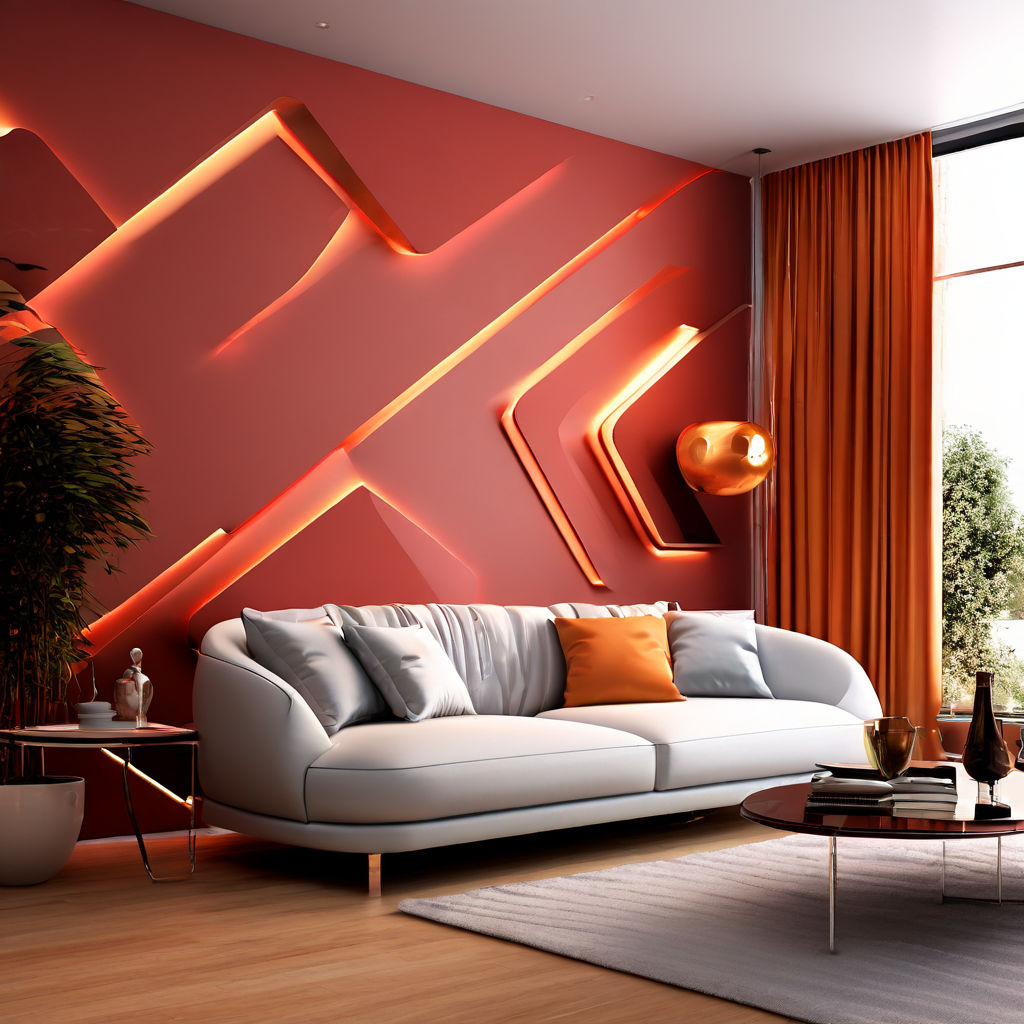 Sofa back wall designs by Harshit Jain - Playground