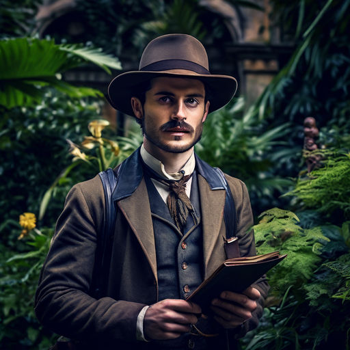 Famous botanist imagined as a 25-year-old from the 1900s by Başak Koç ...