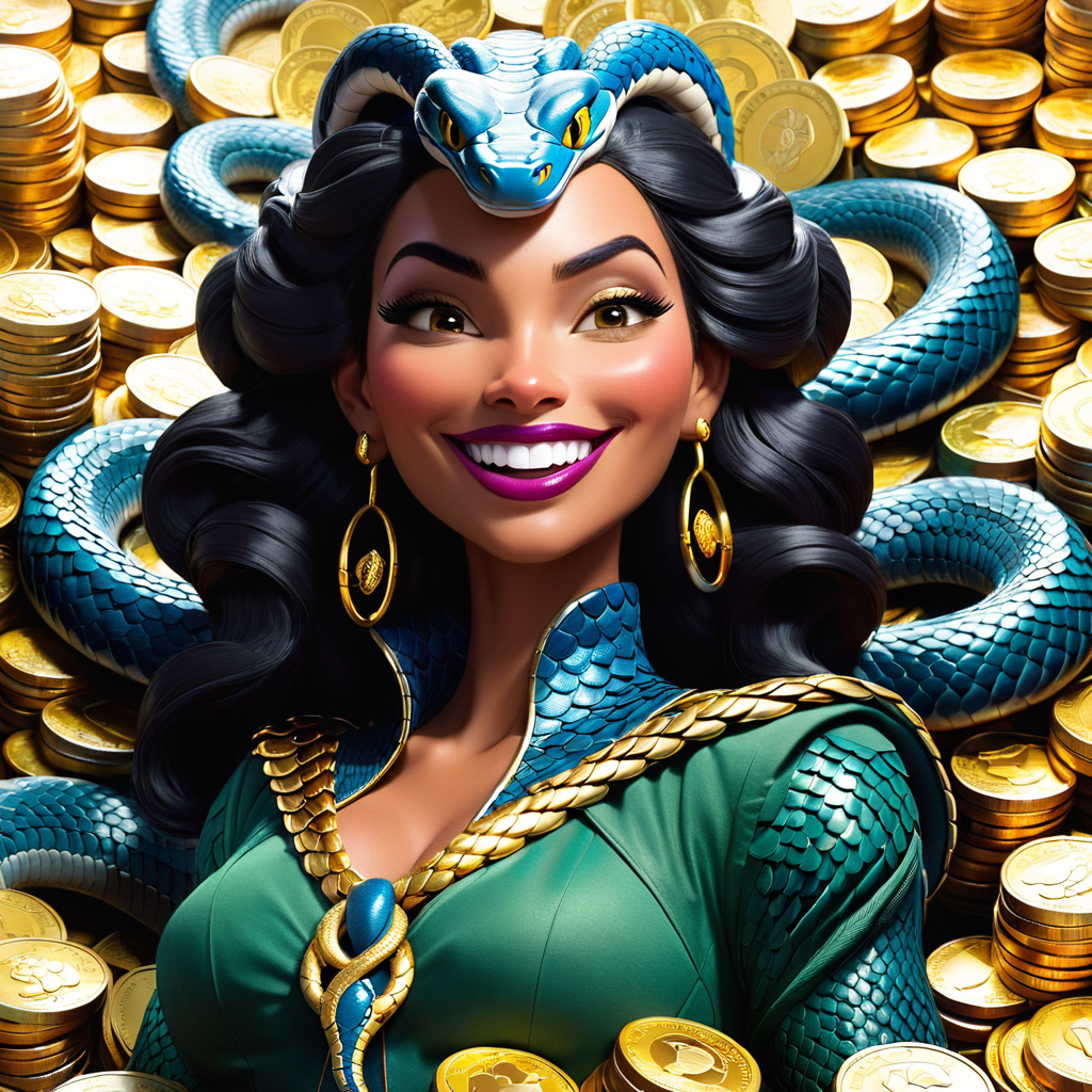 Queen of Snakes from Disney animation studio character by Jelly Shaft ...