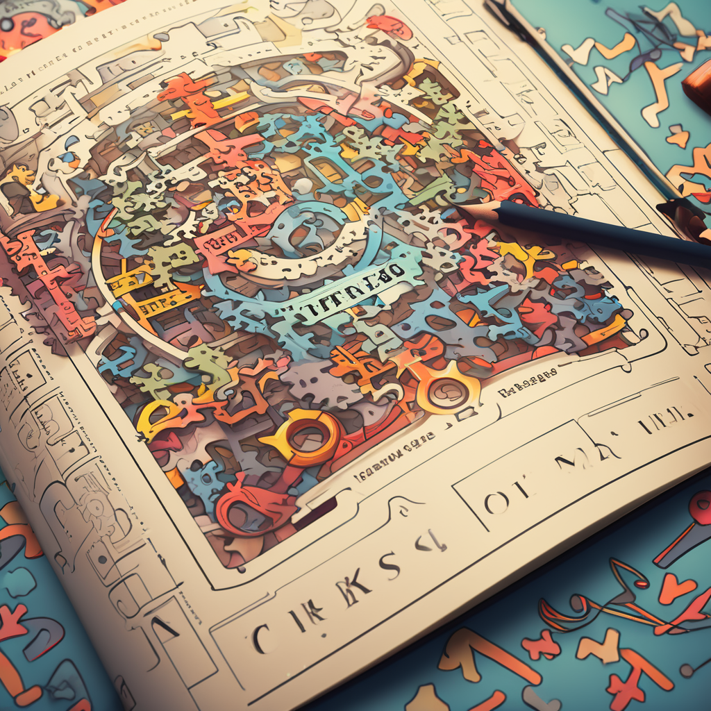 Draw a book cover for a word search puzzle book Removed From... by ...