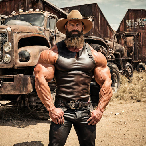Extremely muscular bodybuilder by Herr_Spinne - Playground