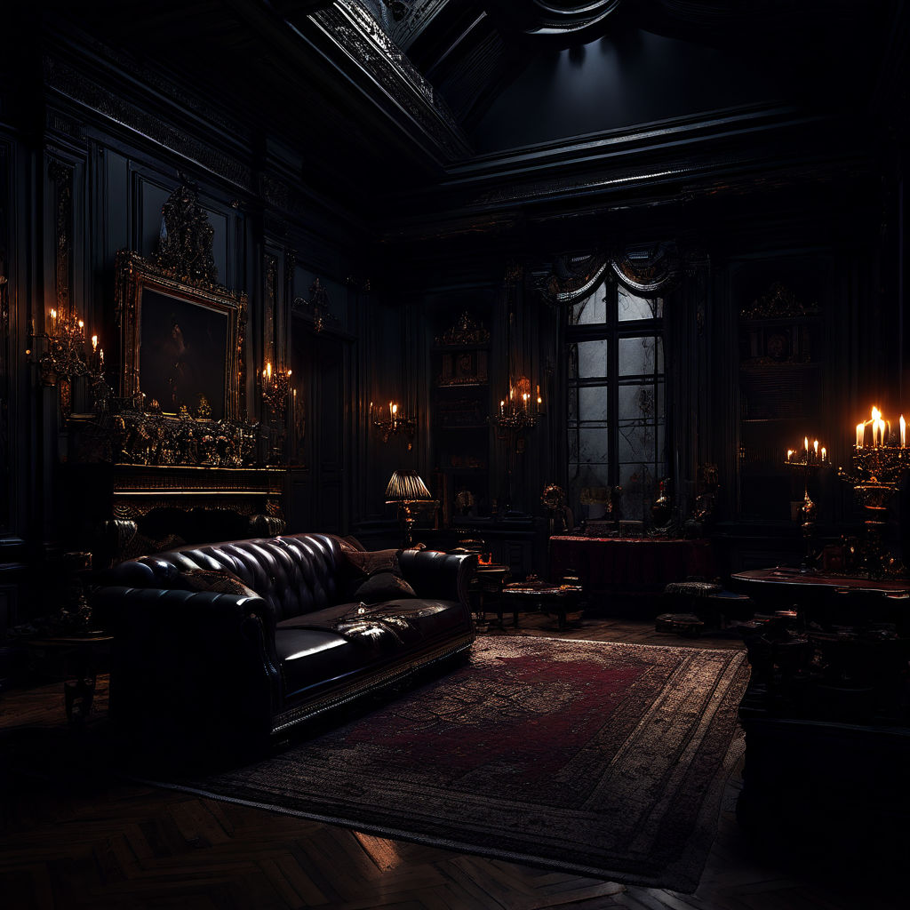 Very Dark room in mansion at mansion by Priya Srivastava - Playground